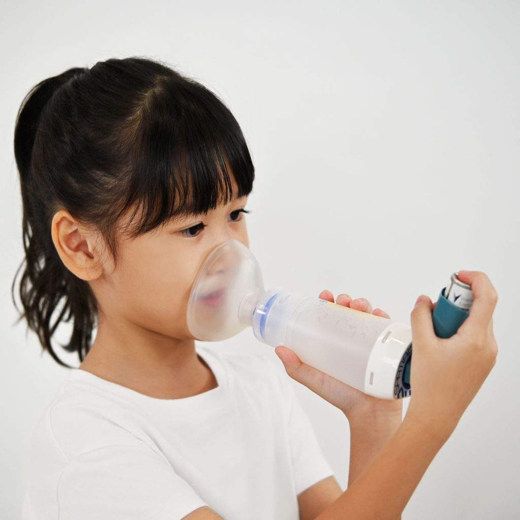Spatial UP Inhaler Spacer Chamber, Child Mask - EO Medical Spatial UP Inhaler Spacer Chamber, Child Mask - EO Medical